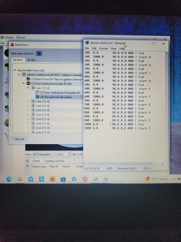 Rotation Error Any Fixes Qanda Gplates Community Forum
